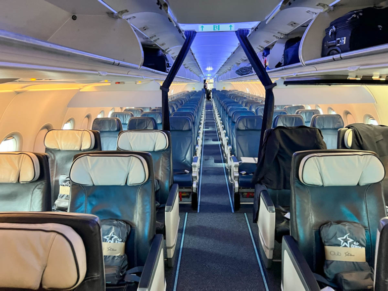 Review Air Transat Club Class Premium Economy From London