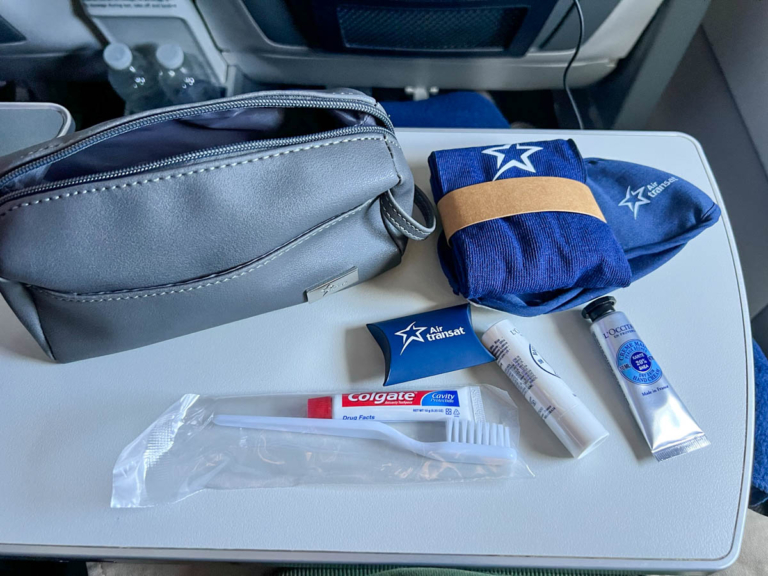 Review Air Transat Club Class Premium Economy From London